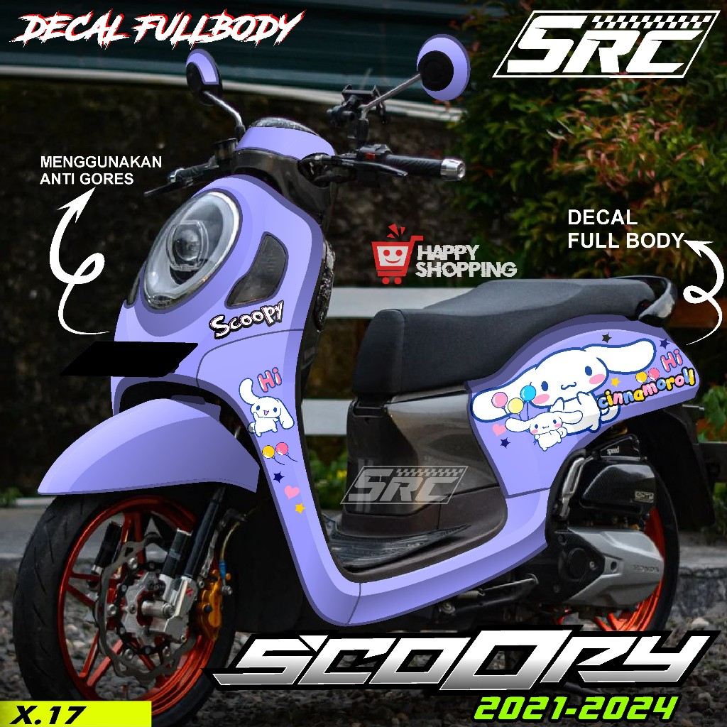Jual COD Decal Sticker Full Body Honda Scoopy 2020 2021 2022 2023 2024 ...