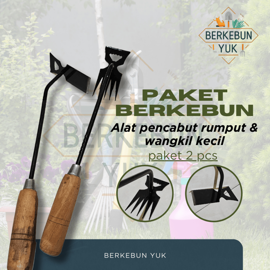 Jual Paket Berkebun Garuk Rumput dan Cangkul Mini By Berkebunyukk ...