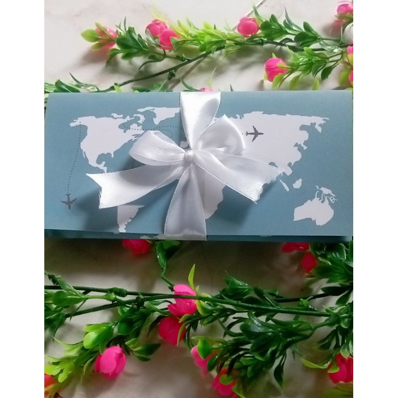 Jual Undangan pernikahan Passport pakai amplop dan pita custom | Shopee ...