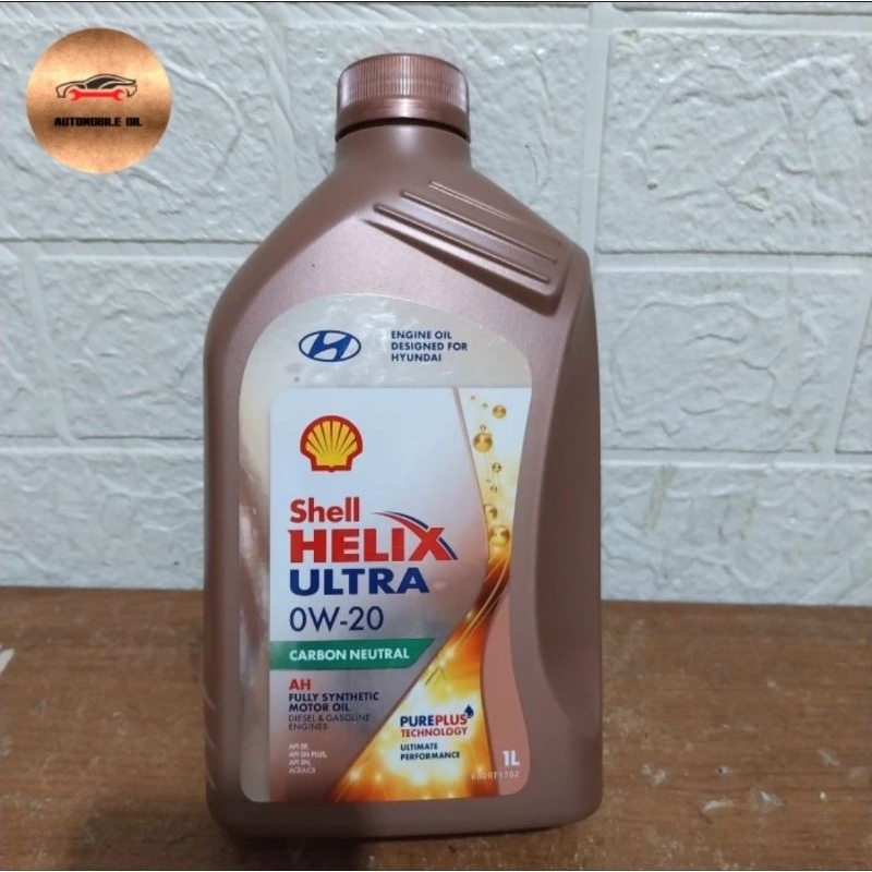 Jual Oli shell helix ultra 0w-20 fully synthetic AH CARBON NEUTRAL 1L ...