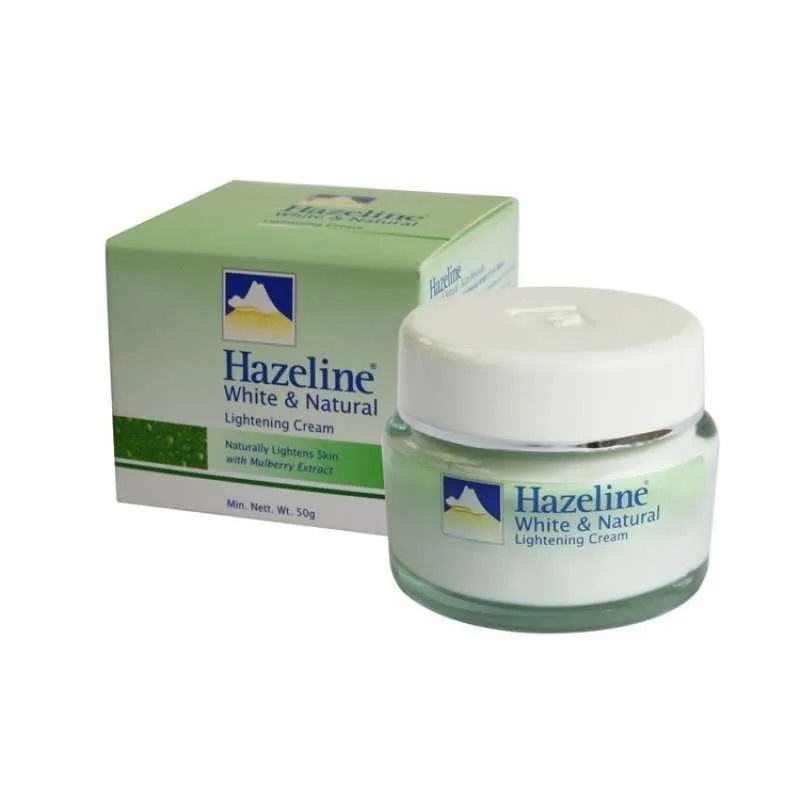 Jual Hazeline White & Natural Lightening Cream (50g) | Shopee Indonesia