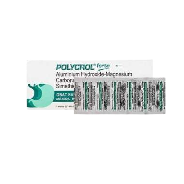 Jual Polycrol Forte Obat Sakit Maag dan Asam Lambung - 10 Tablet ...