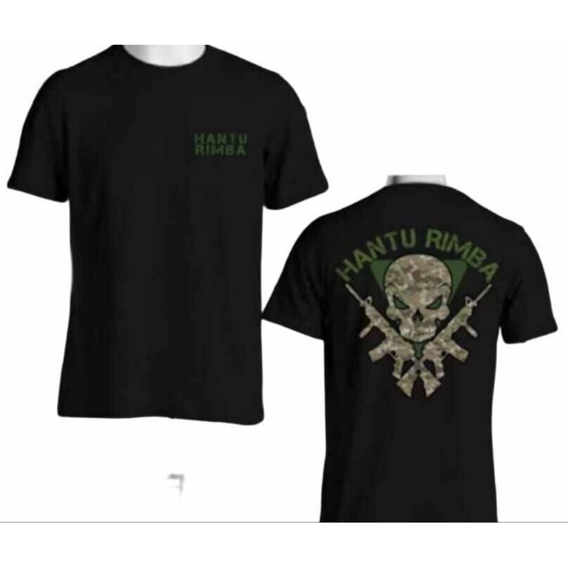 Jual KAOS HANTU RIMBA TERBARU DTF GAMBAR TENGKORAK CORAK ARMY | Shopee ...