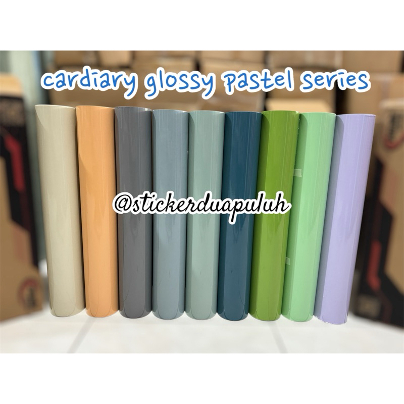 Jual [ROLL] skotlet glossy pastel series cardiary lebar 45cm x pjg 15m ...