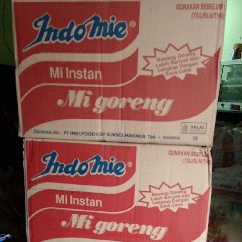 Jual Indomie Goreng kartonan isi 40pcs paket 2 karton | Shopee Indonesia