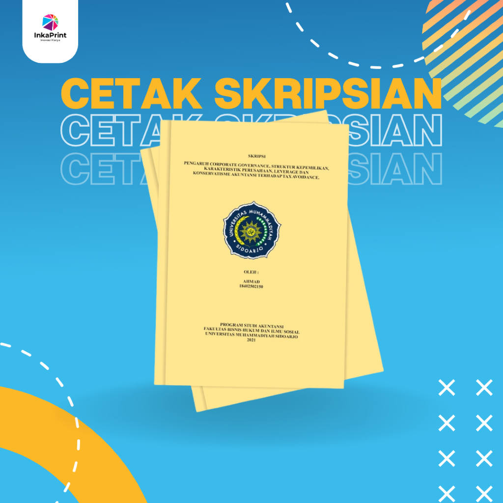 Jual Cetak Skripsi & Tugas Akhir – Kertas HVS 70/80 gsm, Hitam Putih ...