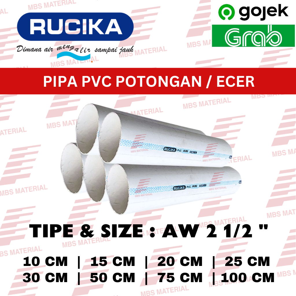 Jual INSTANT & SAME DAY | Ecer Pipa PVC / Peralon / Paralon Potongan ...