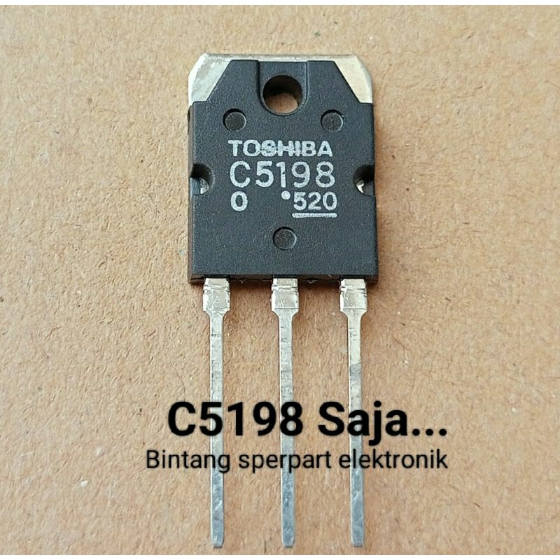 Jual TRANSISTOR C5198 ( C5198 nya saja ) TRANSISTOR 2SC5198 C 5198 ...