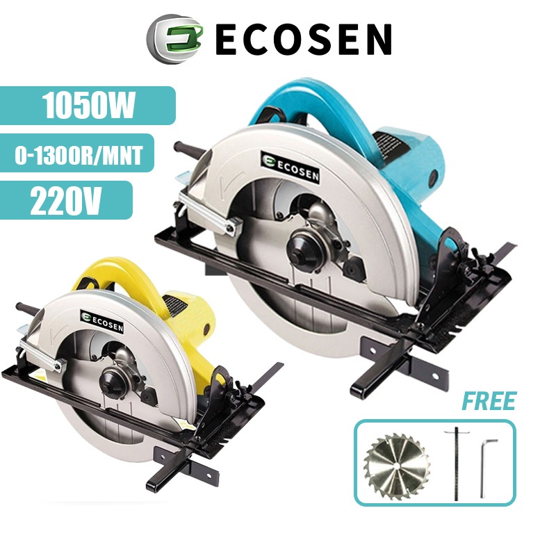 Jual ECOSEN 1050W Gergaji Multifungsi Circular Saw Mesin Potong Kayu ...