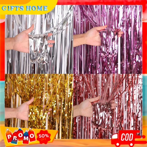 Jual 1*2m Tirai Rumbai Plastik/Tirai Rumbai Pesta/Tirai Rumbai Warna ...