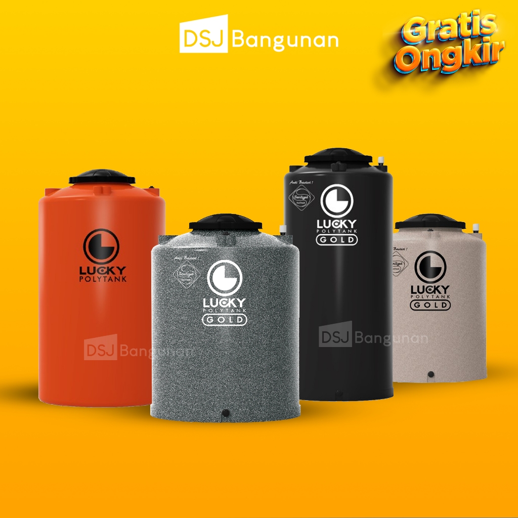 Jual Lucky Polytank Standard Anti Bakteri Tangki Air Lucky Gold Toren ...