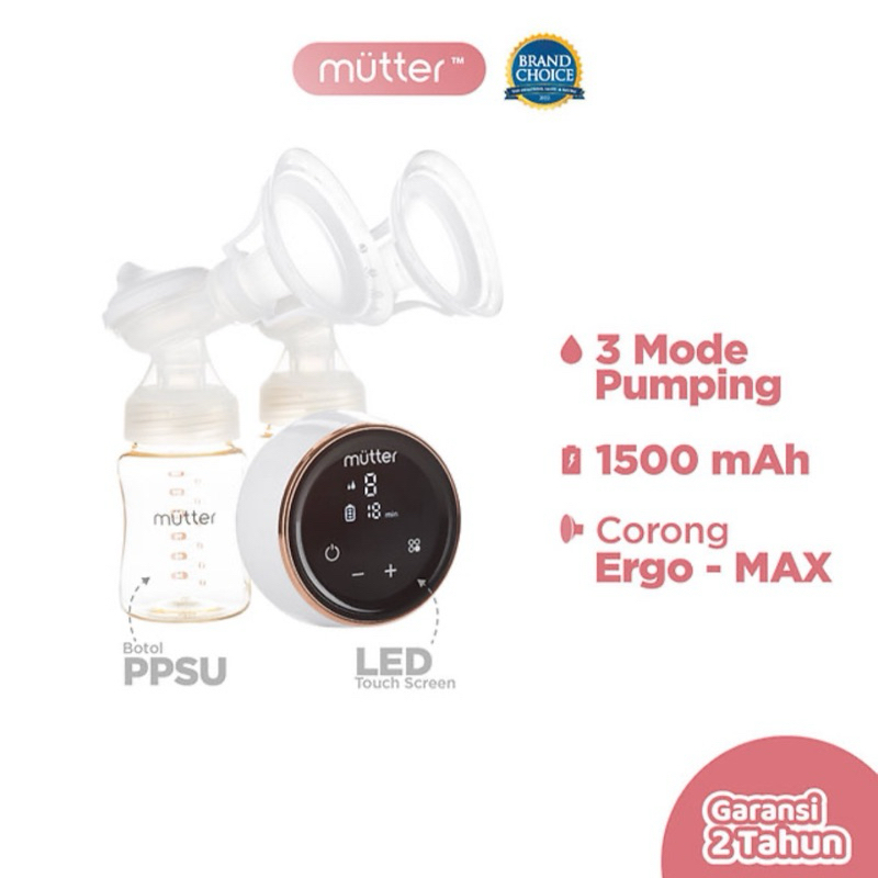 Jual Mutter New Pearl Double Electric Breast Pump (SECOND) | Shopee Indonesia