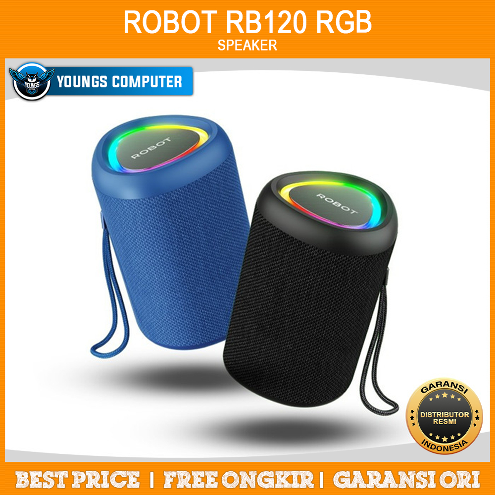 Jual SPEAKER Bluetooth ROBOT RB120 RGB IPX4 Waterproof Speaker Portable ...