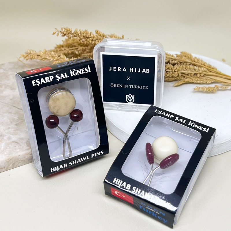 Jual Paket Klip dan Bros Magnet Hijab Turki Original Made in Turkey ...