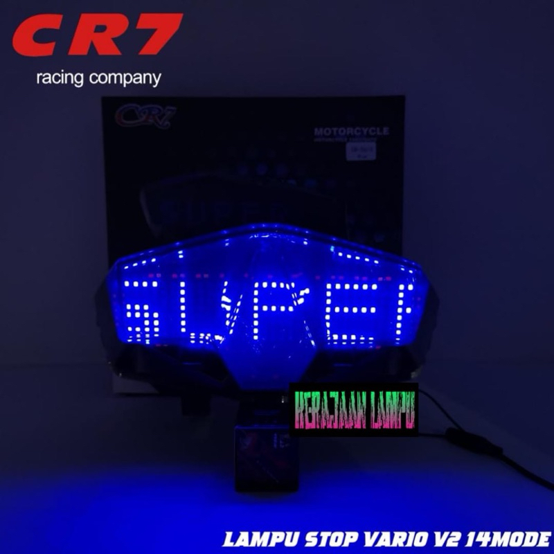 Jual LAMPU STOP REM BELAKANG VARIO 125 150 LED RUNNING TEXT ANIMASI ...