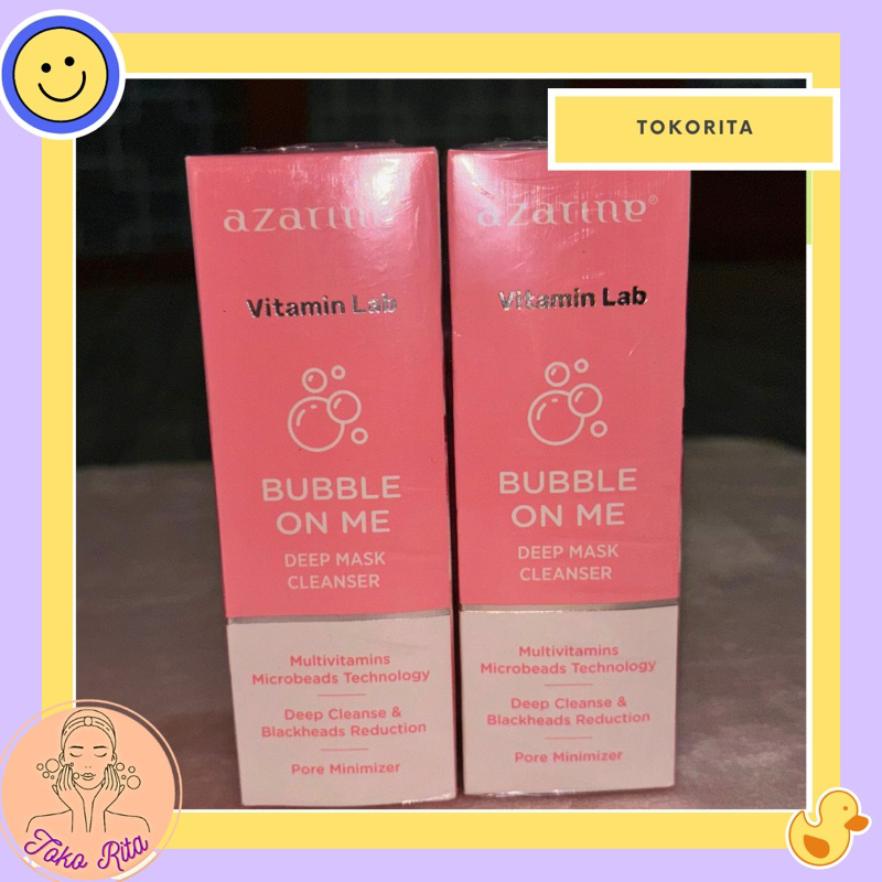 Jual Azarine Vitamin Lab Bubble On Me Deep Mask Cleanser 100 ML ...