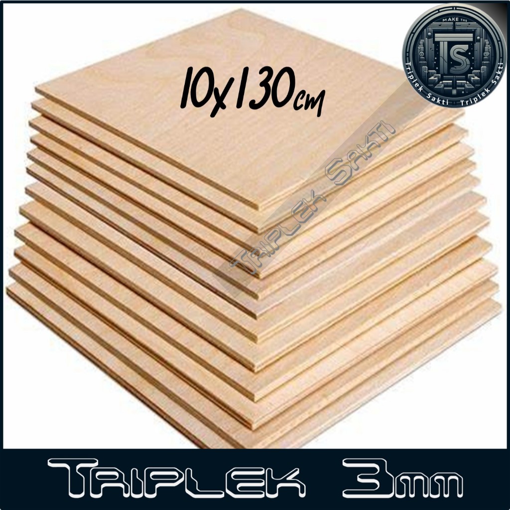 Jual Multiplek Triplek 3mm 10x130 cm ISI 3 LEMBAR ( 3 mm | 10x130cm ...