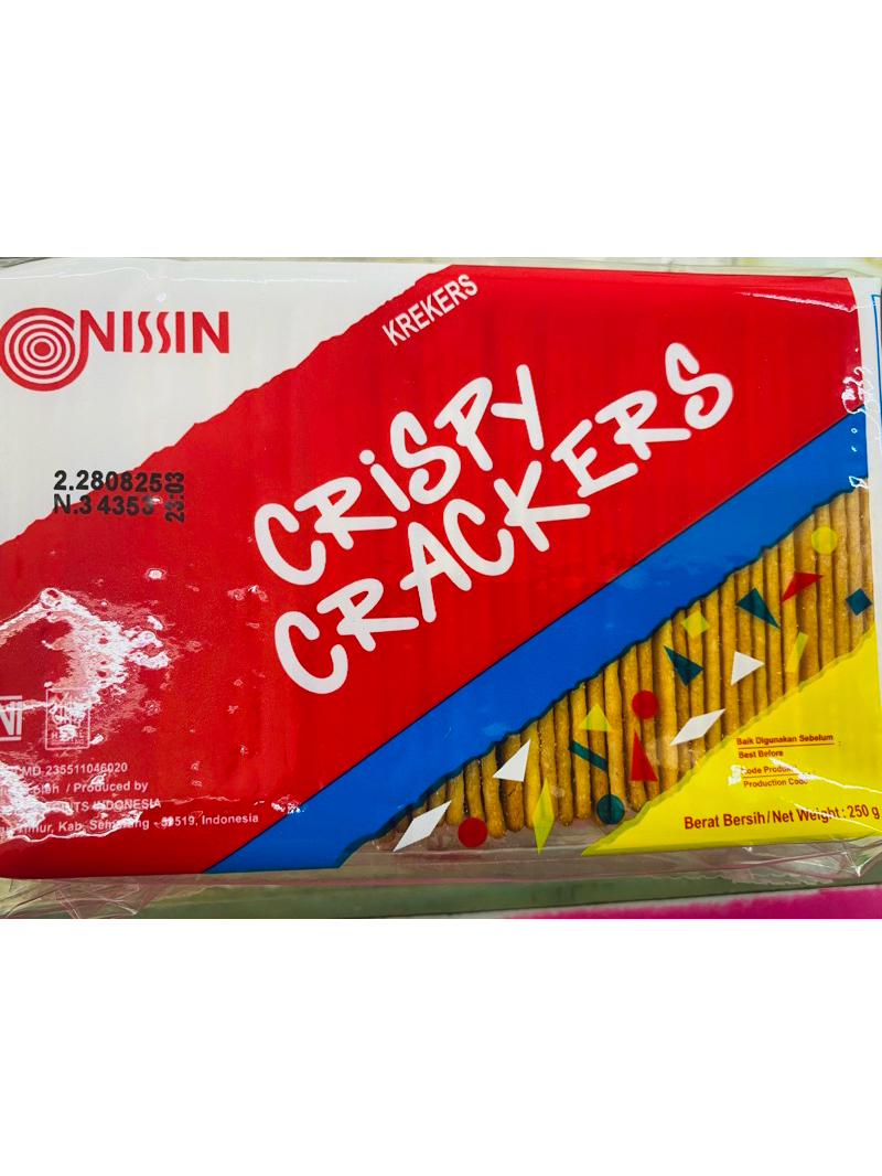 Jual Nissin Crispy Creackers 250 gram | Shopee Indonesia