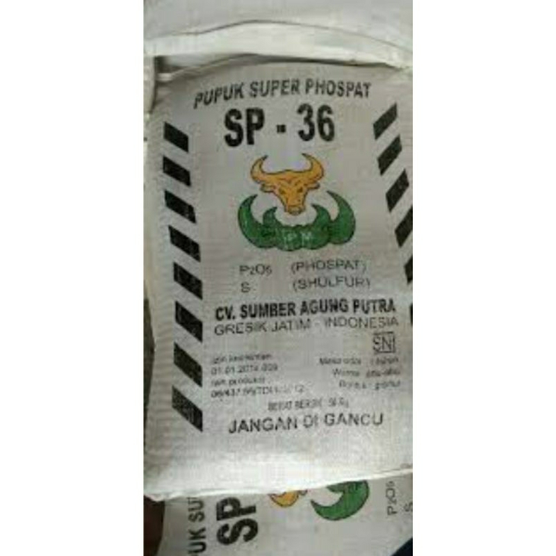 Jual PUPUK SUPER PHOSPAT SP-36 UNTUK PENYUBUR DAN PEMBENAH TANAH TANAMAN | Shopee Indonesia