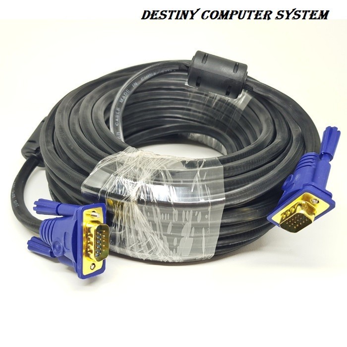 Jual Kabel VGA Gold Wintech 1,5m / 3m / 5m / 10m | Shopee Indonesia