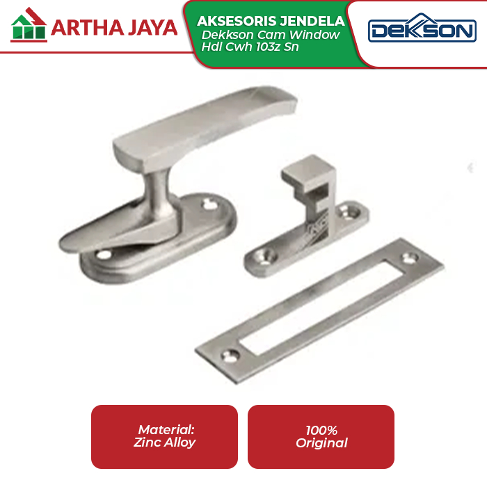 Jual DEKKSON CAM WINDOW HDL CWH 103Z SN Handle Tarik Kunci Jendela ...