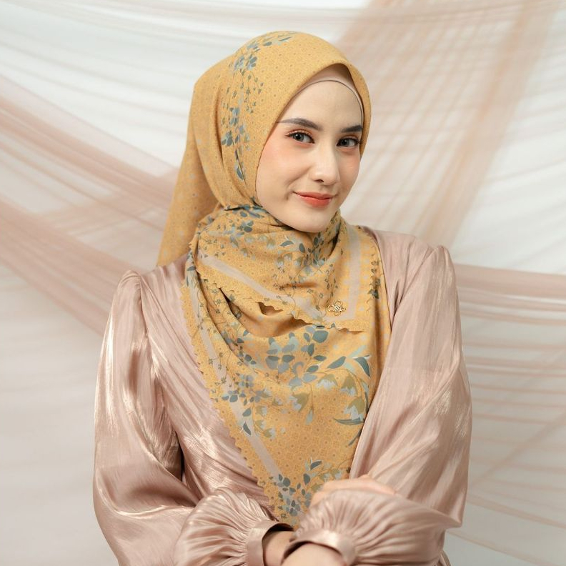 Jual Odelia - Jardin de Fleur Scarf I Hijab segiempat voal motif | Shopee Indonesia