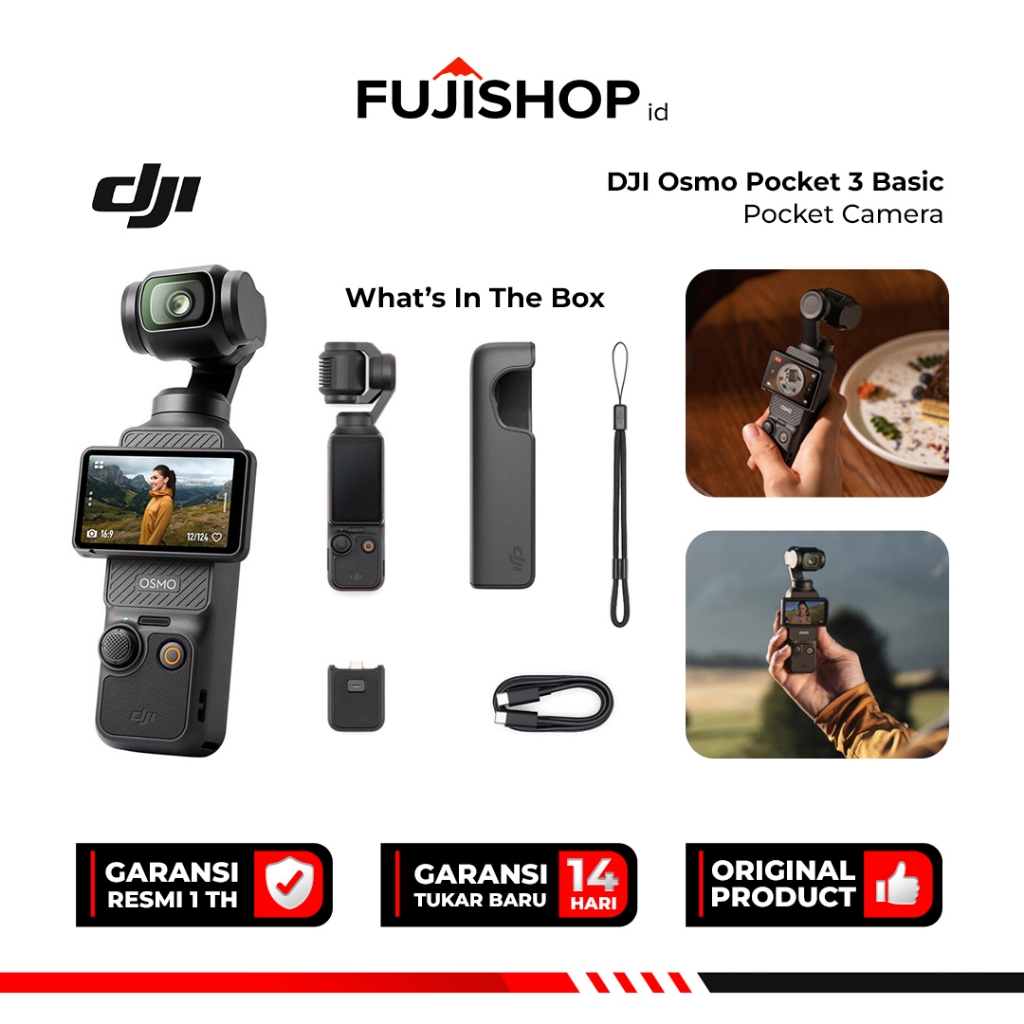 Jual DJI Osmo Pocket 3 Basic | Shopee Indonesia