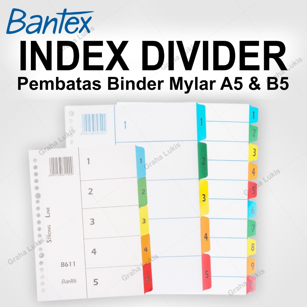 Jual Bantex Pembatas Binder Mylar A5 dan B5 | Shopee Indonesia