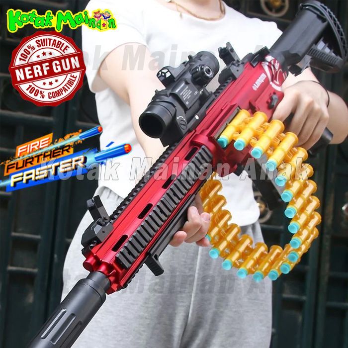 Jual Mainan Anak TOY GUN M416 ASSAULT RIFLE Tembakan Eva Soft Bullet Pistol Nerf | Shopee Indonesia