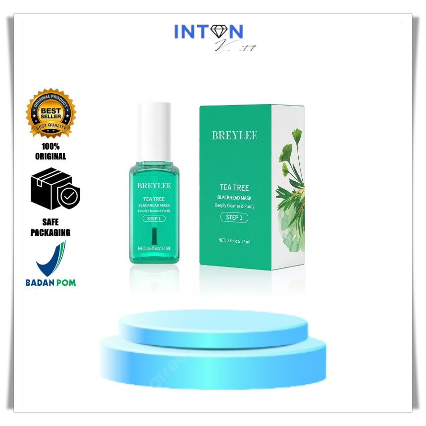 Jual BREYLEE Tea Tree Blackhead Mask Step 1 & Step 2 Original Bpom ...