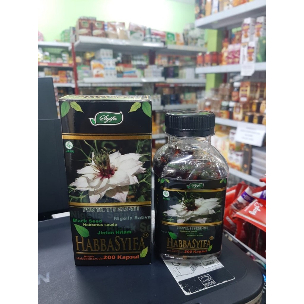 Jual Habbasyifa Minyak Habbatussauda Black Seed isi Oil 200 Kapsul ...