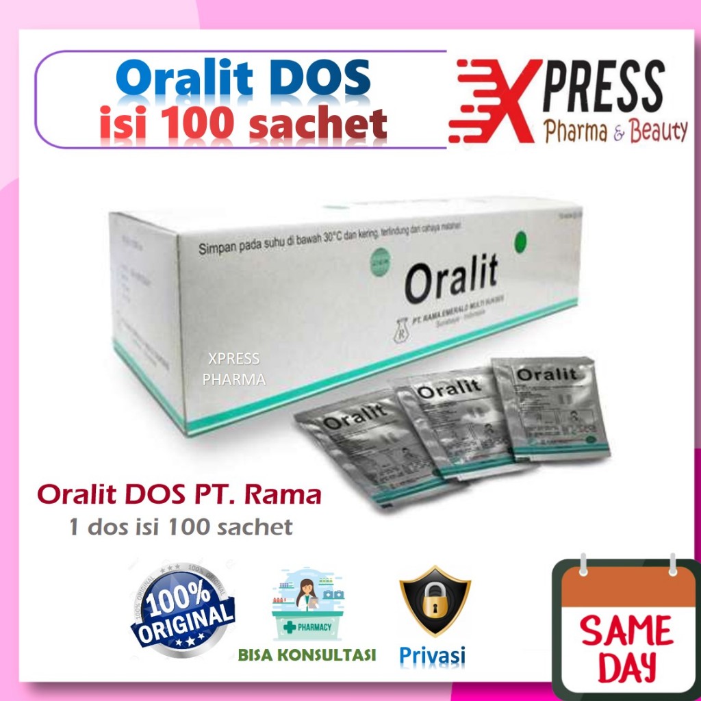 Jual ⚡XPRESS⚡ DOS Oralit RAMA Pharolit Kimia Farma KF Cairan Tubuh ...