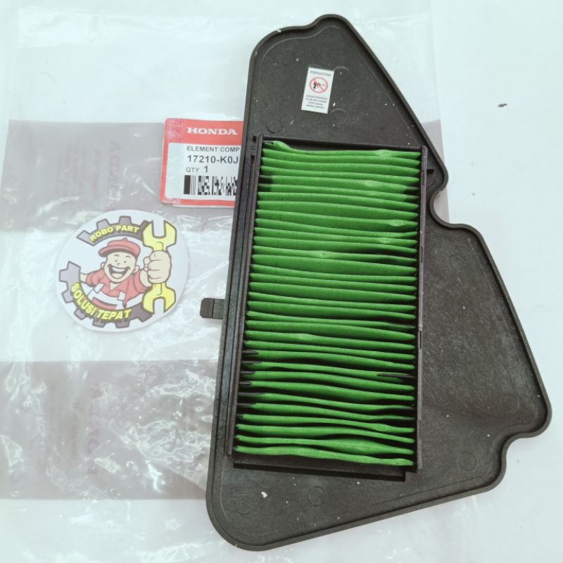 Jual 17210-K0J-N00 ELEMENT COMP AIR CLEANER FILTER SARINGAN UDARA GENIO ...