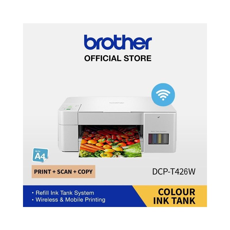Jual Printer Brother Inkjet DCP-T426W All in One Print Scan Copy ...