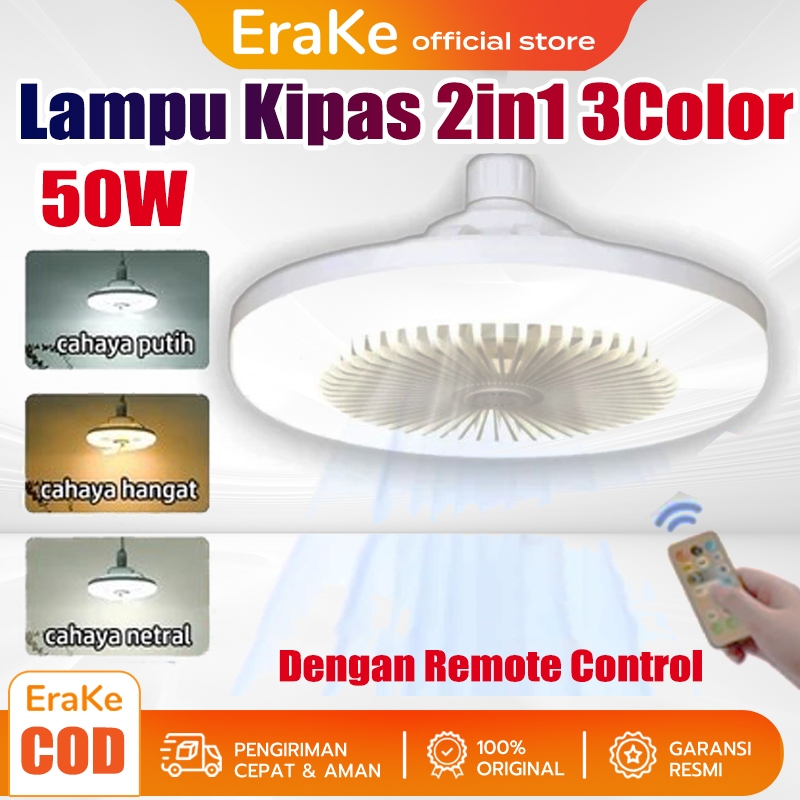 Jual Lampu Kipas Angin Remote 2in1 Kipas Langit-Langit Dengan Lampu ...