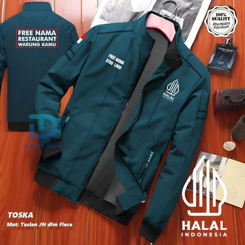 Jual JAKET HALAL INDONESIA FREE NAMA RESTAURANT LOGO WARUNG MAKAN ...