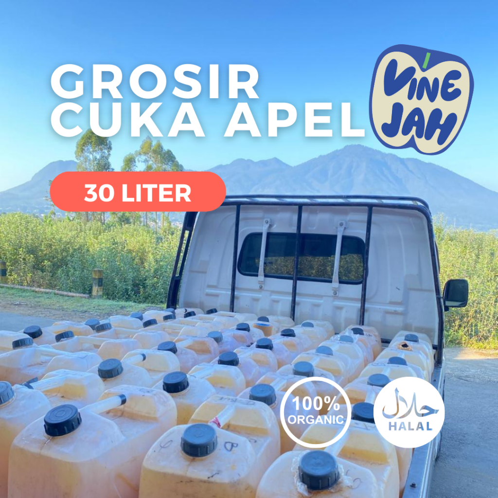 Jual Cuka Apel Vinejah - Grosir 30 Liter | Shopee Indonesia
