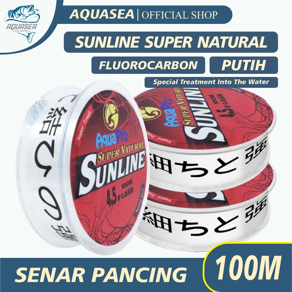 Jual AQUASEA Tali Pancing Sunline Senar Pancing 100m Super Natural ...