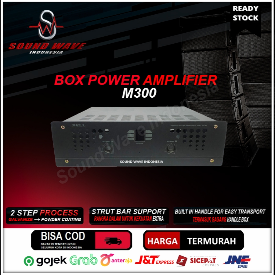 Jual BOX POWER AMPLIFIER BELL M300 | Shopee Indonesia