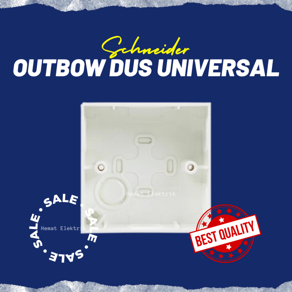Jual Schneider Electric Mounting Box Outbow Dus - E238 Kotak Putih OB Doos Mounting | Shopee ...