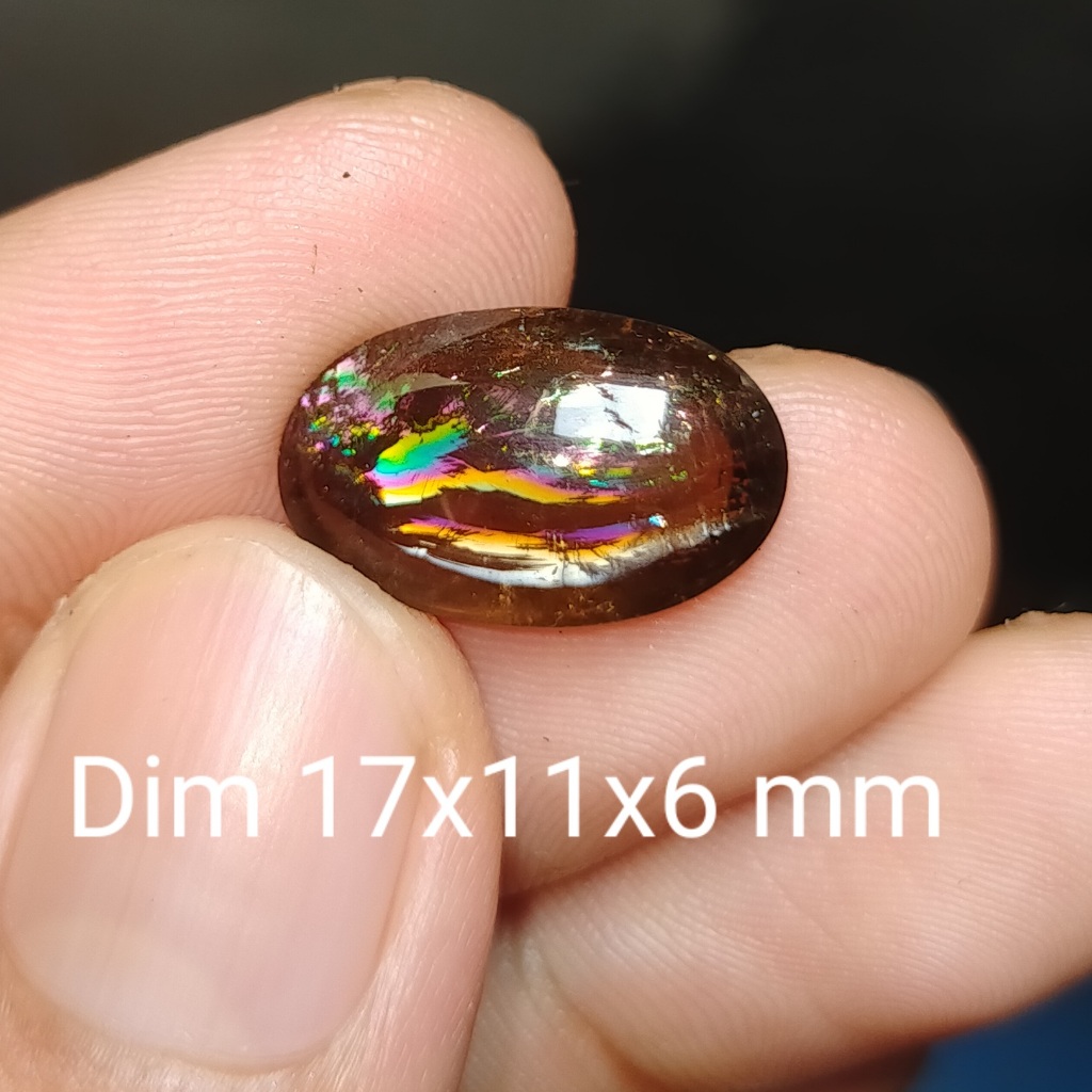 Jual BATU KECUBUNG SMOKY PELANGI TAJAM ANTIK NATURAL cek batu lainnya ...