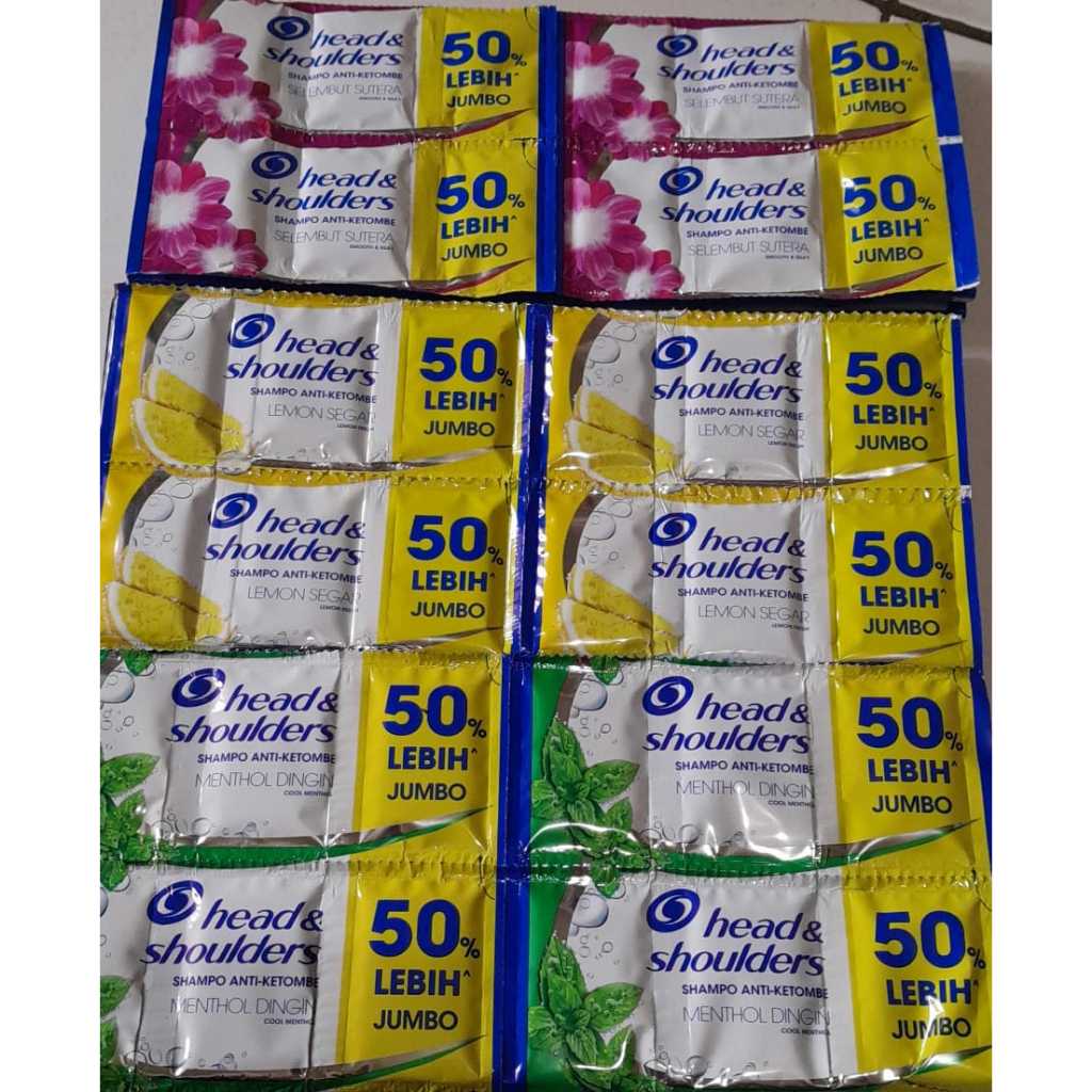 Jual SHAMPO H&s RENTENG 15GRX12 ( PERENTENG ) | Shopee Indonesia