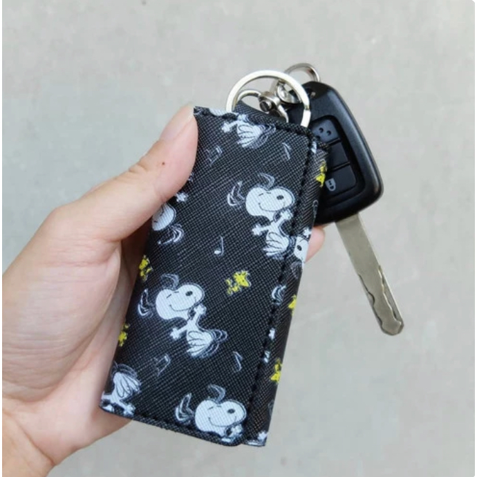 Jual Dompet Kunci Tempat STNK Mobil Motor Snoopy Custom | Shopee Indonesia