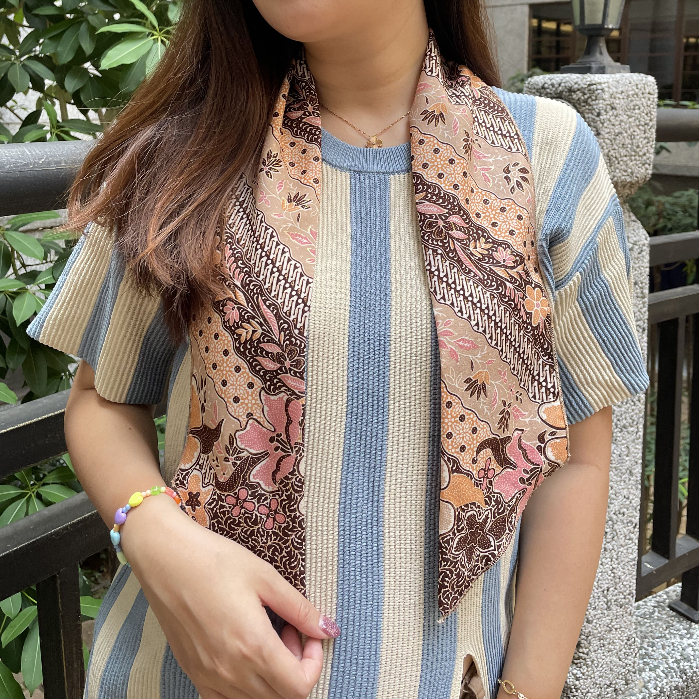 Jual Souvenir Khas Indonesia / Syal Scarf Batik Dasi / Souvenir Local ...