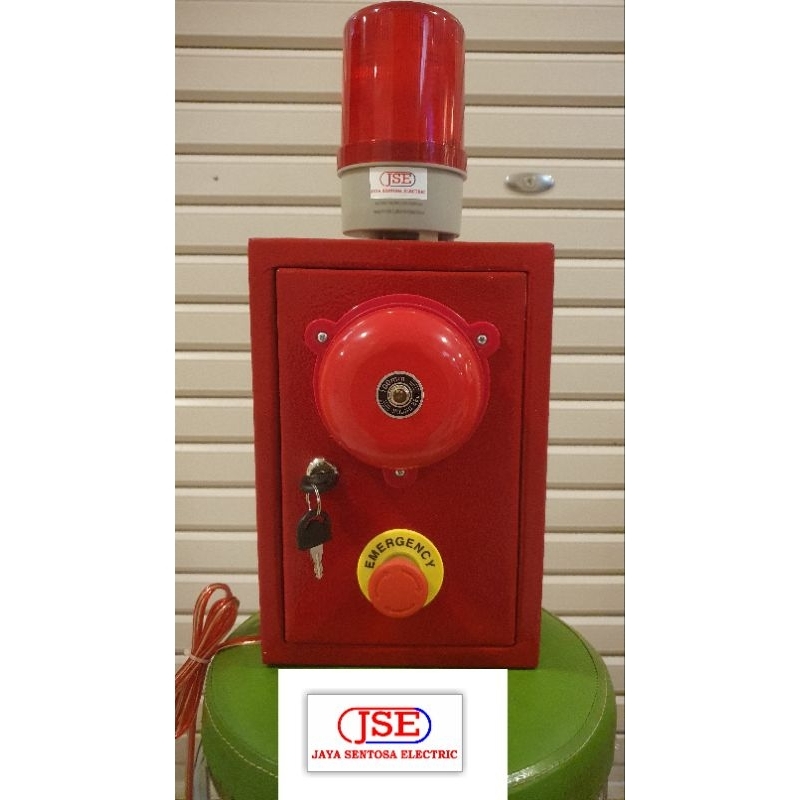 Jual Sirine Fire Alarm HYDRANT emergency Round bell kring kring set ...