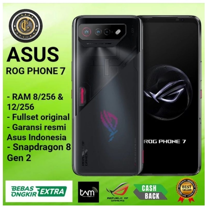 Jual Asus rog phone 7 ram 8/256gb 8 / 256 gb second fullset original ...