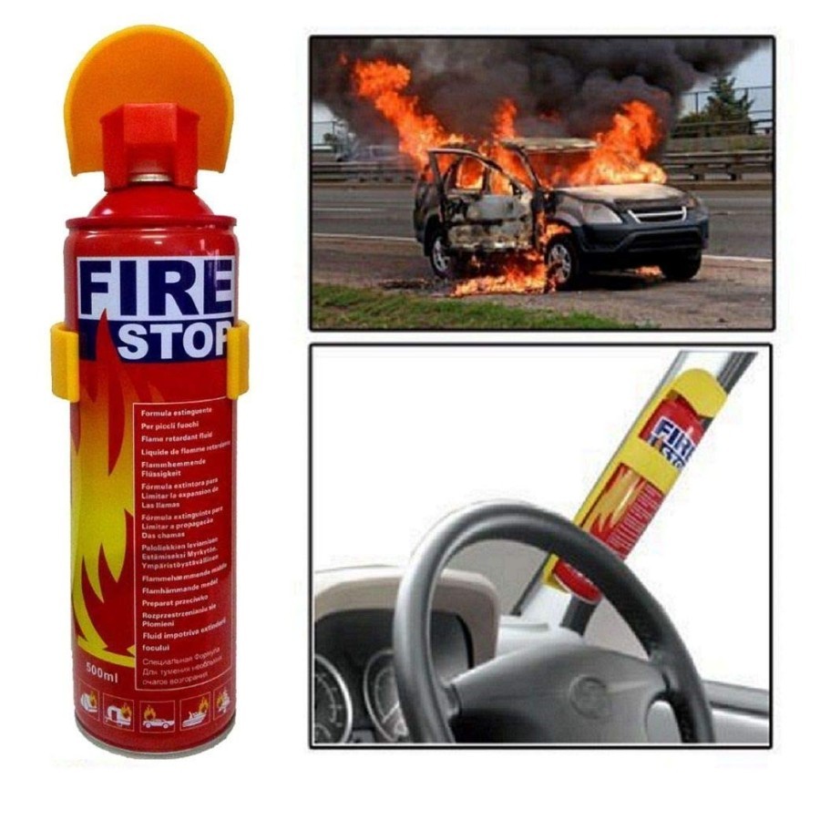 Jual FIRE STOP EXTINGUISHER APAR MINI 500 ML SPRAY RACUN ALAT PEMADAM ...