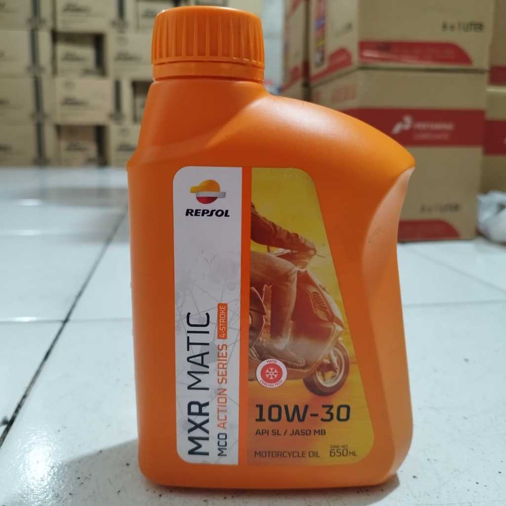 Jual Oli Motor Matic Repsol MRX Matic 10w-30 0,65L. Oli Motor Matic ...