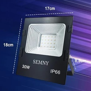 Jual Lampu Sorot / Lampu Tembak Floodlight LED 30 Watt Putih IP66 SEMNY 2017 | Shopee Indonesia