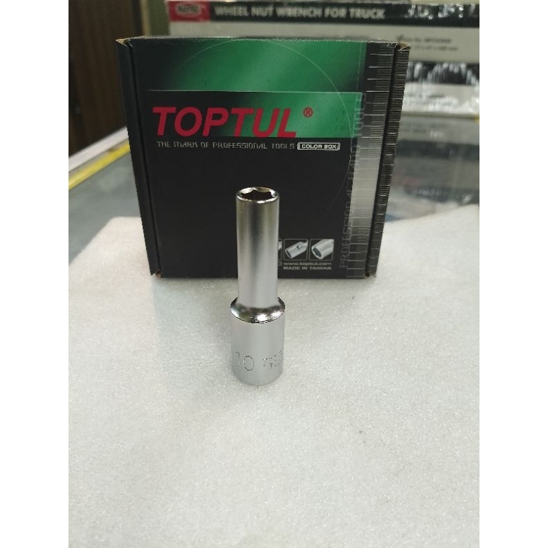 Jual Toptul deep wall socket 10 mm - Deep socket DR 1/2 inchi - kunci ...
